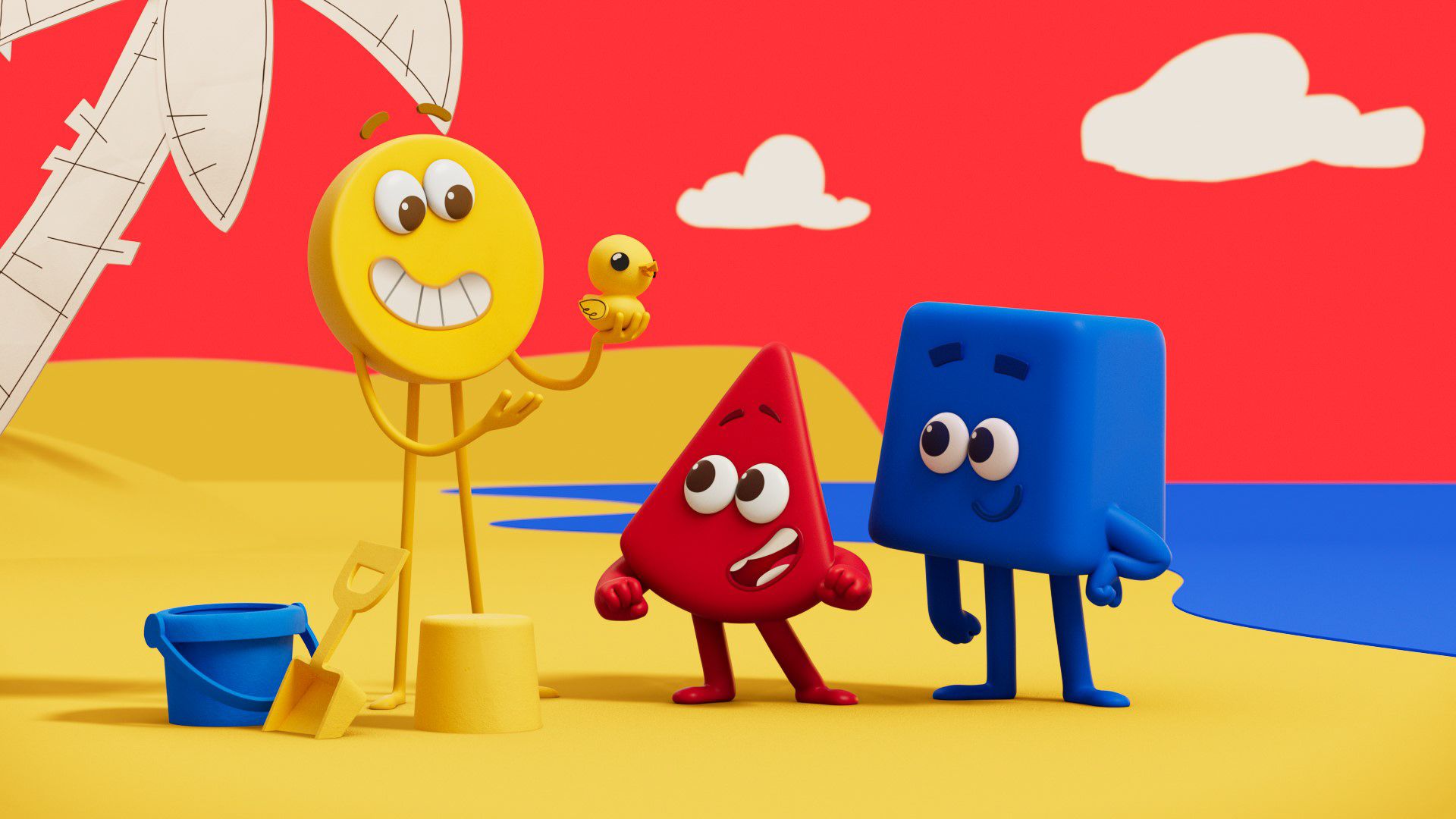 Blociau Lliw | Melyn, Coch a Glas | S4C Clic