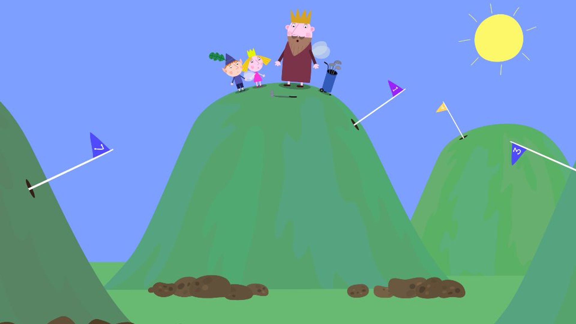 Clic | Ben a Mali a'u Byd Bach o Hud | Y Cwrs Golff